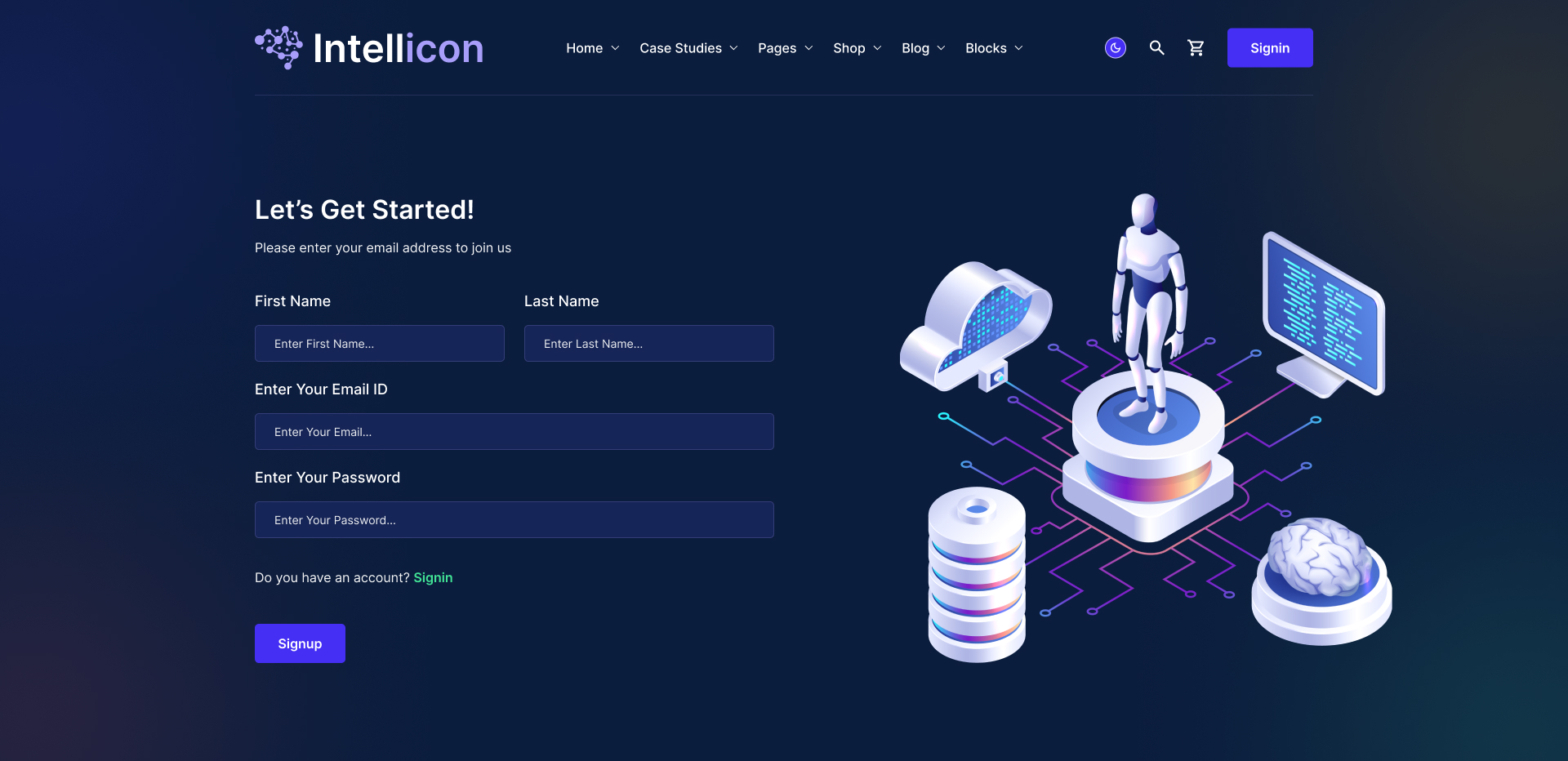 Intellicon - AI & Machine Learning Figma Template by pixelaxis | ThemeForest